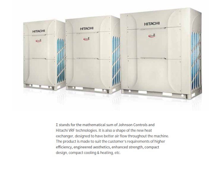 TheSmartHVAC - Hitachi VRF System - Set Free Sigma Central Air Conditioning System (Cooling in ...
