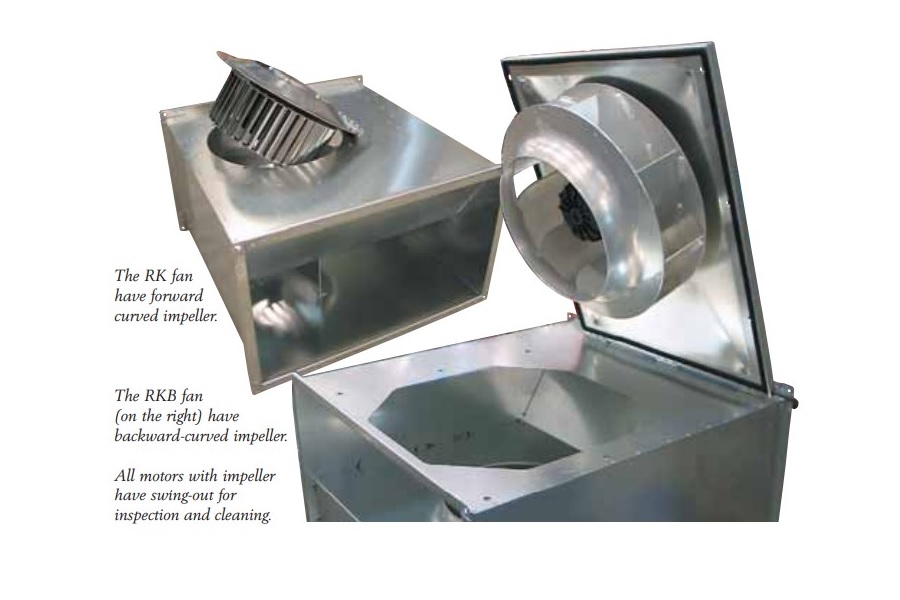 TheSmartHVAC - Rectangular inline duct fan - Ostberg