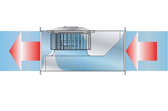 TheSmartHVAC - Rectangular inline duct fan - Ostberg