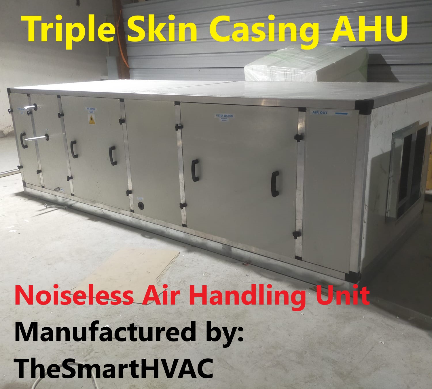 TheSmartHVAC - AHU - Triple Skin Casing, Noiseless, Energy-Efficient ...