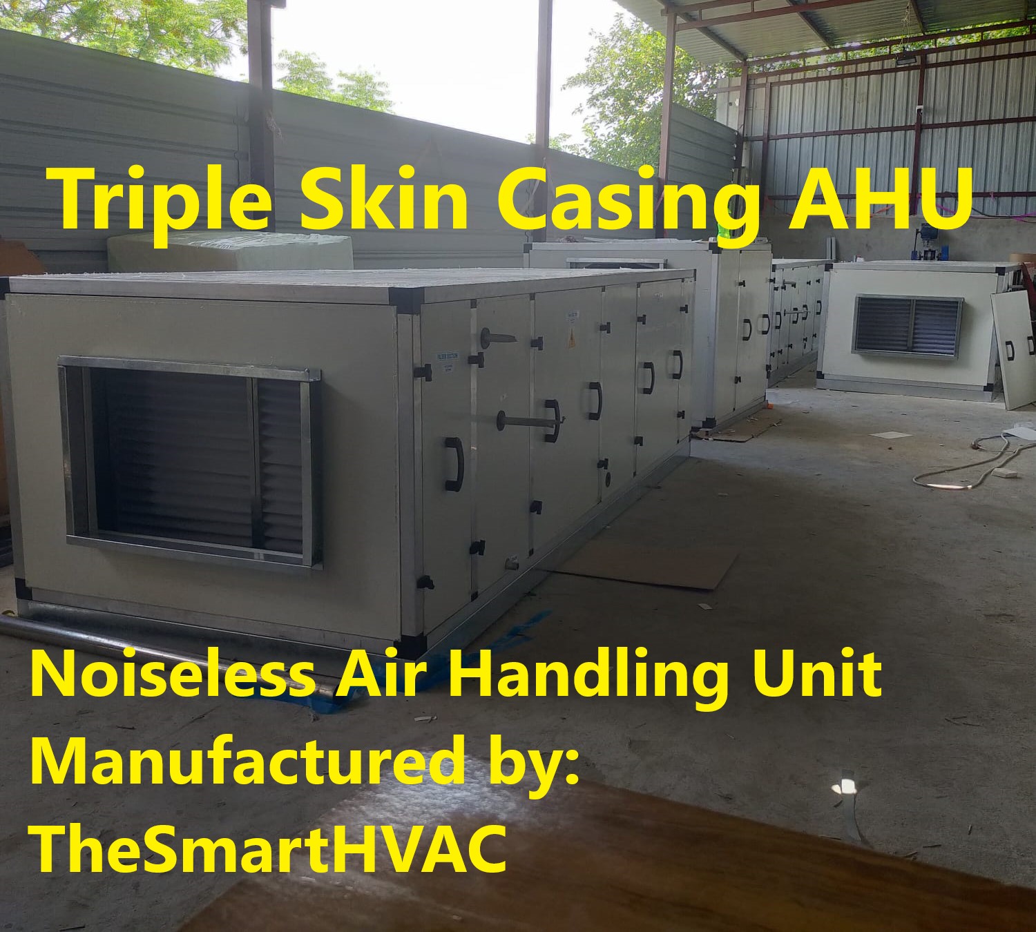 TheSmartHVAC - AHU - Triple Skin Casing, Noiseless, Energy-Efficient ...